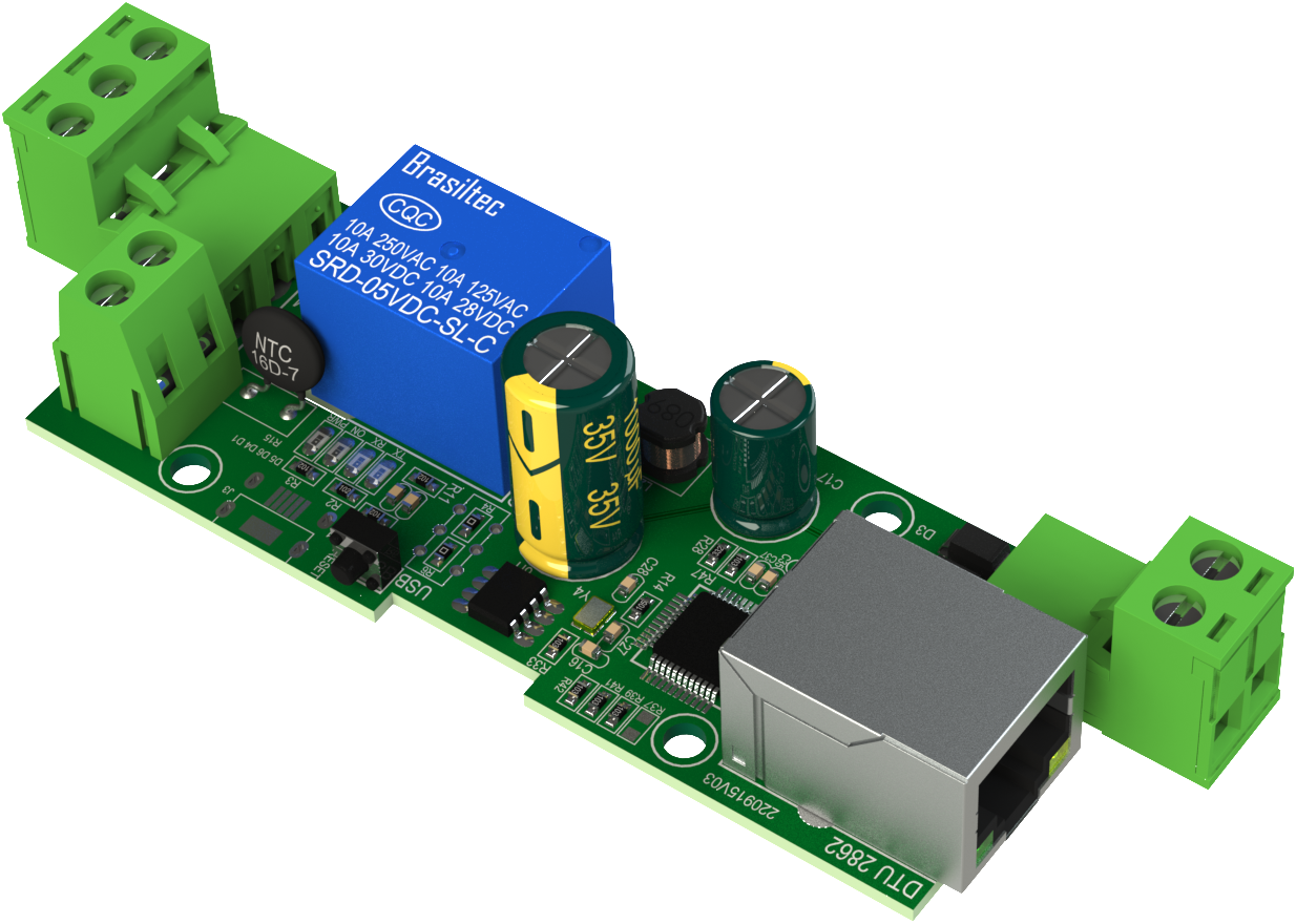 Modulo Internet com Relé de Controle | Brasiltec 📦