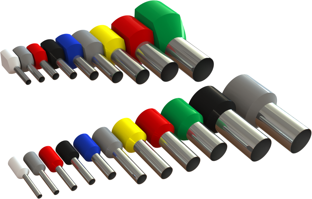 Terminal Tubular Pacote com 100 Pecas | Brasiltec 📦